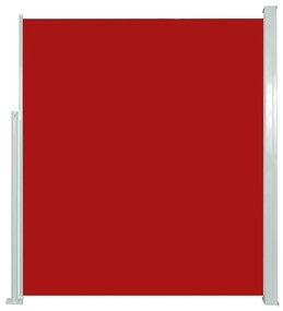 vidaXL Boční markýza na terasu 160 x 300 cm červená