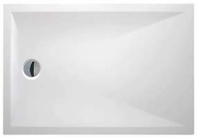 Roth Obdélníková sprchová vanička z litého mramoru MARMO NEO SQUARE-R Varianta: rozměry: 80x90 cm - (MARMO NEO SQUARE-R 800x900 - MAN SQ 080090 2E)