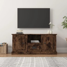 vidaXL TV skříňka 100 x 35,5 x 45 cm kompozitní dřevo [816463] Barva: kouřový dub