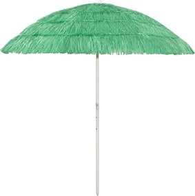 vidaXL Plážový slunečník Hawaii 240 cm [314695] Barva: Zelená