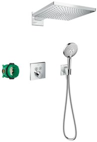 Sprchový systém Hansgrohe Raindance E pod omítku s termostatickou baterií chrom 27952000