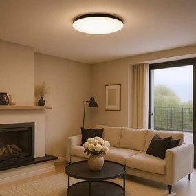 Stropní LED svítidlo Siena, 1x LED 80w, 3000-6000k, 3CCT, b, s ovladačem