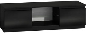TV stolek KARO RTV 140 lesklý černý