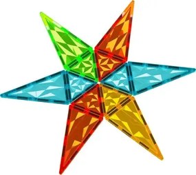 GEOMAG Magnetická stavebnice Magnetic Tiles Gems / 32 dílků / od 3 let