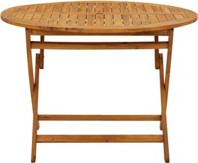 Skládací zahradní stůl 110 cm masivní akáciové dřevo 316844