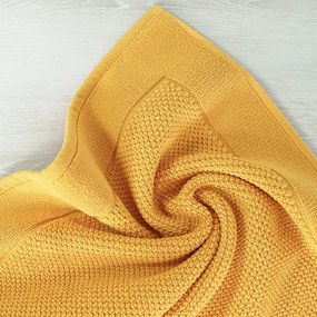 Koupelnová předložka CASA PURA - medově žlutá - GOTS