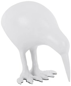 OnaDnes -20% Time for home Bílá kovová soška Kiwi 15,5 cm