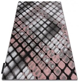 koberec INTERO REFLEX 3D MŘÍŽ růžový velikost 280x370 cm | krásné koberce cz