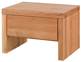 Dřevěný noční stolek ADRIA se zásuvkou