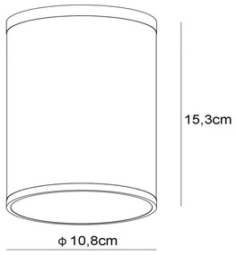 Lucide 27870/01/31 - Koupelnové stropní svítidlo TUBIX 1xE27/24W/230V IP54