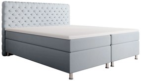 K&M postele Boxspring postel Luxury Dream bez úložného prostoru Velikost postele: 200 × 200 cm, Výběr matrace: Taštičková zónová matrace - měkká (70–…