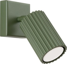 Sollux Lighting Nástěnné svítidlo KARBON olivově zelené
