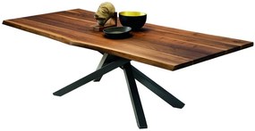MIDJ - Stůl PECHINO 250x106 cm s deskou z masivního dřeva