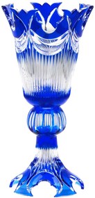 Váza Diadem, barva modrá, výška 505 mm