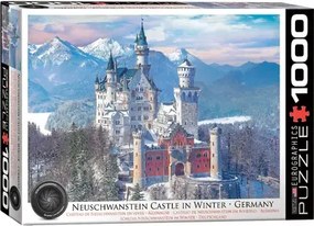 EUROGRAPHICS Puzzle Zámek Neuschwanstein / 1000 dílků / 68 × 49 cm