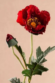 Paramit Dekorační květina umělý vlčí mák červený 69 cm
