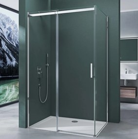 design sprchový kout RAVENA 18 - CHROM 100-140cm