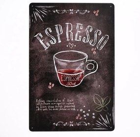 Kovová cedule Espresso layer