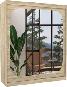 ADRK Furniture Posuvná skříň s zrcadlem ARIZONA 180 ADRK-SW-ARI-S-180