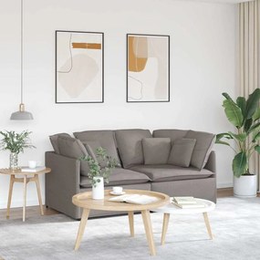 Modulární pohovka s polštáři textil taupe 3321242