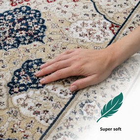 Angel Carpet, Kusový koberec Sultan 25 Blue/red, 160x230, vícebarevná, kancelář