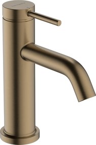 Hansgrohe Tecturis S, stojánkový ventil 80 EcoSmart+ na studenou vodu bez odtokové soupravy, kartáčovaný bronz, HAN-73313140