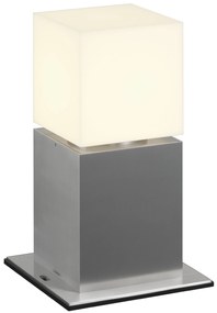 SLV 1000344 Square Pole, venkovní sloupkové svítidlo z nerezu, 1x20W E27, výška 30cm, IP44