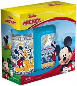Souprava svačinový box a láhev na pití Mickey Mouse