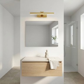 Toolight Toolight, LED koupelnové svítidlo, 400 mm, 6W, 4000K, 500lm, zlatá lesklá, APP1860-1W, OSW-66013