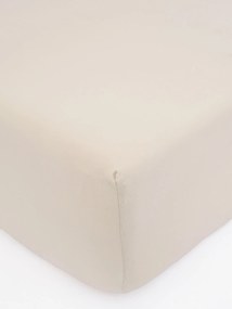 MK Lůžkoviny Jersey prostěradlo Classic 120 x 200 cm – přírodní