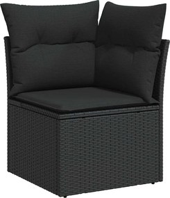 Sada zahradních pohovek 7 ks Černá 3349610