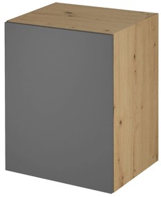 Horní kuchyňská skříňka G60G Langari (dub artisan + šedá matná) (L). 1016905