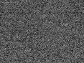 Luxusní koberec Satino Pissarro 98 - šedočerný - 4m | 5m