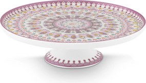 Pip Studio Lily &amp; Lotus dortový podnos Ø21cm, lila (porcelánový servírovací podnos)