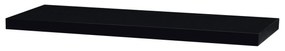 Nástěnná polička P-005 BK černá vysoký lesk, 80 x 24 x 4 cm