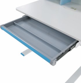 Rostoucí psací stůl SMART - modrá / bílá