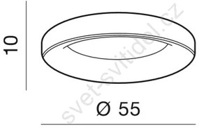 Azzardo Azzardo AZ2726 - LED Stmívatelné stropní svítidlo SOVANA 1xLED/50W/230V+ DO AZ2726