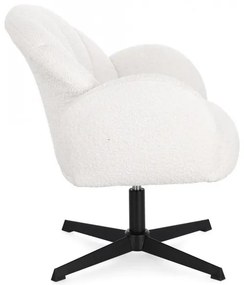 BIZZOTTO Otočné křeslo CHLOE bílé 0733490