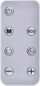 N'oveen PTC3000 bílá / Keramický ohřívač / 2000 W / LED displej / dálk