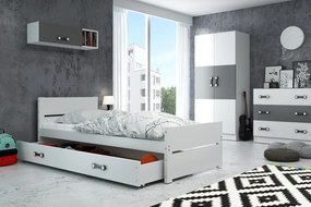 BMS Group Dětská postel s úložným prostorem BARTEK 200x90 Barva postele: Grafit