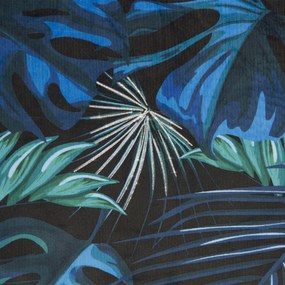 ZATEMŇOVACÍ ZÁVĚS NA KROUŽCÍCH LAZUR 140X250 CM VZOROVANÁ
