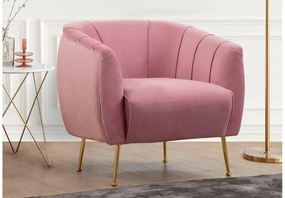 Designové křeslo Adalia starorůžové