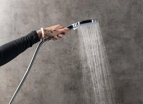 Sapho ruční masážní sprcha 3 režimy sprchování silikon trysky 120 mm ABS/gun metal šedá SK879GM