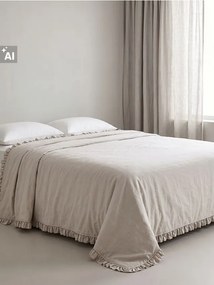 Sinsay - BEDCOVER - krémová