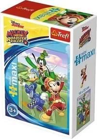 Trefl - Puzzle - Mickey Mouse: Závodníci / 20 dílků / 22 x 16 cm / věk