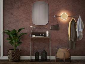 LED svítící věšák DECOR PERCHERO GREY, teplá bílá