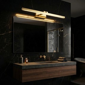Toolight APP1862-1W, koupelnová LED svítilna, 800 mm, zlatá lesklá, OSW-66015