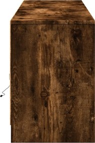 TV skříňka s LED kouřový dub 180 x 34 x 50 cm kompozitní dřevo 3307916
