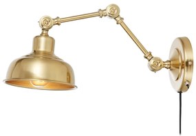 Nástěnná lampa ve zlaté barvě Markslöjd Grimstad