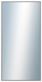 DANTIK - Zarámované zrcadlo - rozměr s rámem cca 50x100 cm z lišty Hliník šedá | P269-006 (7269006)